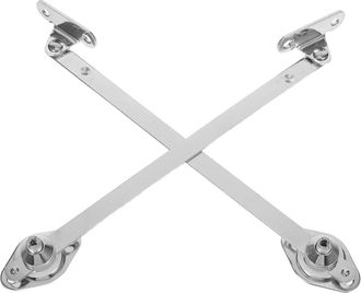 BESPORTBLE 2 St&uuml;ck Teiliges Schrankt&uuml;r st&uuml;tzgest&auml;nge aus Edelstahl Belastbare K&uuml;chenschrank scharniere mit Pulldown Funktion Platzsparend Sicher Einfache Montage