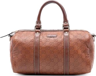 Gucci Crossbody Bags - Guccissima Joy Boston Bag - Gr. unisize - in Braun - f&uuml;r Damen