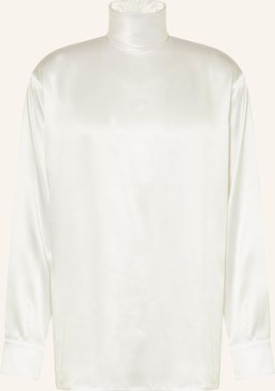 Dolce & Gabbana Seidenhemd Comfort Fit weiss