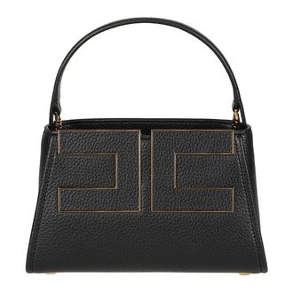 Elisabetta Franchi Femme, Sacs, Noir, Taille: ONE Size Sac &agrave; main avec logo