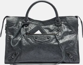 Balenciaga Sac &agrave; main Le City en cuir