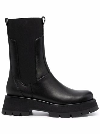 3.1 Phillip Lim bottines &agrave; semelle &eacute;paisse - Noir