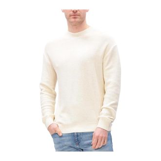 Anerkjendt Akebbe Baumwoll-/Seidenstrick - - Knitwear - Herren - Beige - M