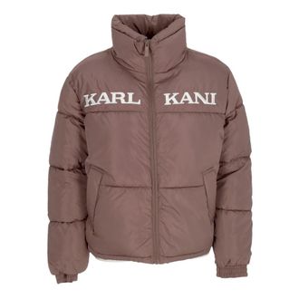 Karl Kani W Retro Essential Puffer Jacket - - Jackets - Damen - Braun - L