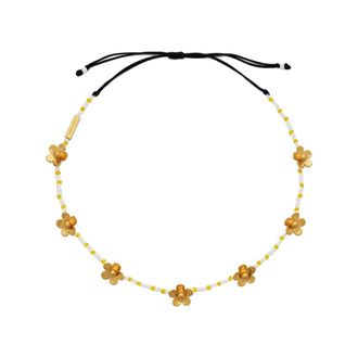 Marc Jacobs Daisy Perlenketten-Halskette - - Accessories - Damen - Gelb - ONE SIZE