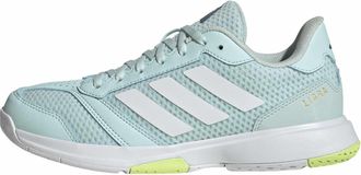 adidas Damen Ligra 8 Womens Indoor Shoes, Halo Mint/FTWR White/hi-Res Yellow, 39 1/3 EU