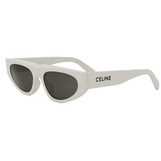 Celine Monochroms Brille Top-Qualit&auml;t Original Premium - - Accessories - Damen - Wei&szlig; - 55 MM