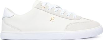 Tommy Hilfiger Sneakers Tommy Hilfiger Th Chic Low Vulc FW0FW09391 Creme