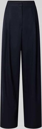 Emporio Armani Bundfaltenhose aus Schurwoll-Mix