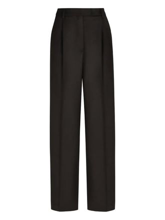 Pantaloni Torino Plisseehose mit geradem Schnitt - Schwarz