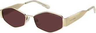 Marc Jacobs unisex, Accessoires, Jaune, Taille: 55 MM 496/Shiny Lunettes de soleil
