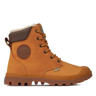 Palladium Schn&uuml;rstiefeletten Palladium Pampa Sport Cuff WPS 72992-228-M Braun