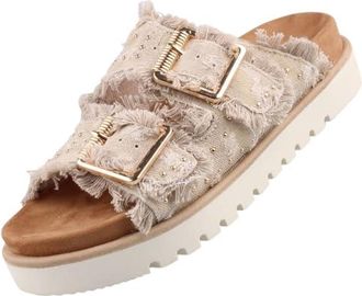 Mustang Jeans Femme 1461708/429 Mules, Beige Jean, 37 EU