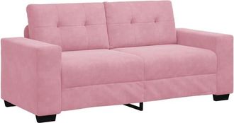 vidaXL Zweisitzer-Sofa Rosa 140 cm Samt vidaXL