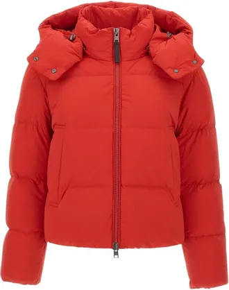 Woolrich Madison Down Jacket - Femme - Vestes - Rouge - Taille: 36 FR