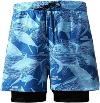 Generic HUIWDP Maillot de bain pour homme anti-embarras &agrave; s&eacute;chage rapide, A3, XXL