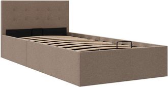 vidaXL Cadre de lit &agrave; rangement hydraulique sans matelas 100x200 cm Vidaxl