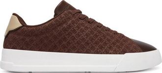 Tommy Hilfiger Sneakers Th Court Lth Mix Monogram FM0FM06082 Braun