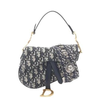 Dior Pre-owned Saddle Bag Mini Oblique Jacquard 2way Handbag - - Pre-owned - Damen - Mehrfarbig - ONE SIZE