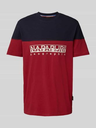 Napapijri T-Shirt mit Label-Stitching Modell SATURNIA