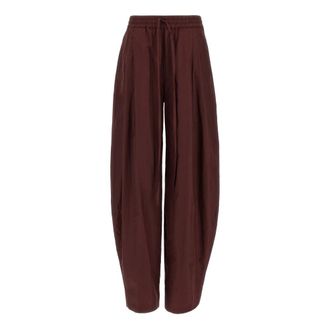 Andamane Taffeta Pants - - Trousers - Damen - Rot - S