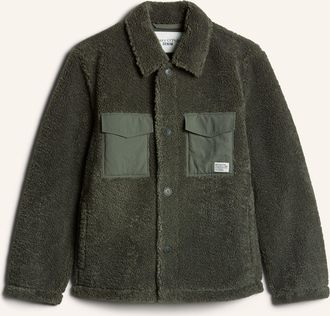 Marc O'Polo Denim Marc Opolo Denim Teddyfelljacke gruen
