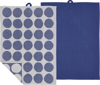 Södahl Bubbles Geschirrtuch 50 x 70 cm 2 Stck. Royal Blue