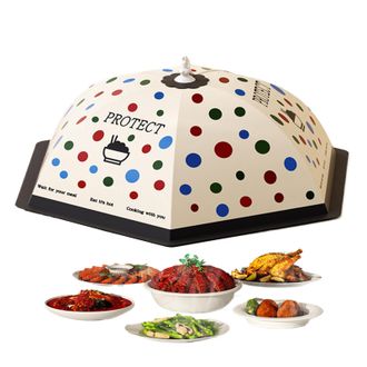 Generico Regenschirm-Abdeckung f&uuml;r Lebensmittel, mit isoliertem W&auml;rmeschutz, 45 cm, wiederverwendbar, thermischer Displayschutz, K&uuml;che, Outdoor, Camping, Wande