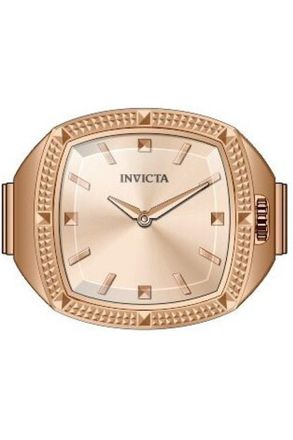 Invicta Mini Ring 50639 Damenuhr - Quarzwerk - Edelstahl mit ros&eacute;goldenem Zifferblatt - 23 mm