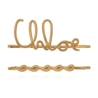 Chlo&eacute; Femme, Accessoires, Jaune, Taille: ONE Size Ensemble de deux &eacute;pingles &agrave; cheveux