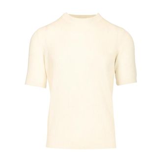 Mauro Ottaviani Geripptes T-Shirt - - Tops - Herren - Wei&szlig; - L