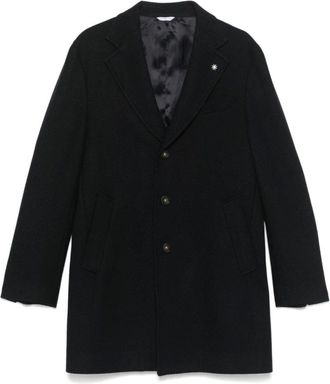 Manuel Ritz Homme, Manteaux, Bleu, Taille: 3XL Manteau crois&eacute;