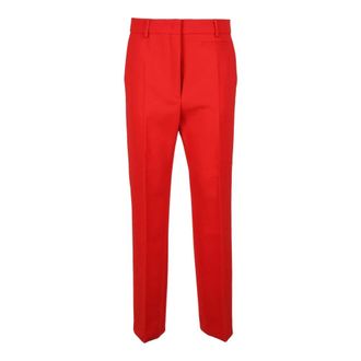 Sportmax Wollmischung Stretchhose - - Trousers - Damen - Rot - 2XS