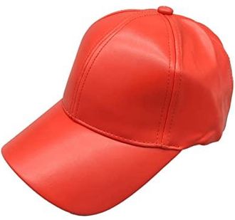 Generic Cocila Casquette De Baseball Homme Femme RéGlable Soild Hommes Femmes Chapeau Unisexe Bonnets (Red, One Size) Casquette sans VisièRe Bonnet Course A P