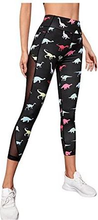 Generic Legging de sport 2026 pour femme, pantalon dentra&icirc;nement, fitness, sport, athl&eacute;tisme, yoga, course &agrave; pied, Noir, L