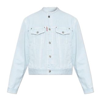 Dsquared2 Homme, Vestes, Bleu, Taille: L Veste en jean avec poches