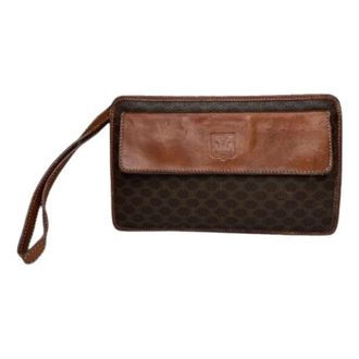 Celine Pochette en cuir vintage Pre-owned - Femme - Pre-owned - Brun - Taille: ONE Size