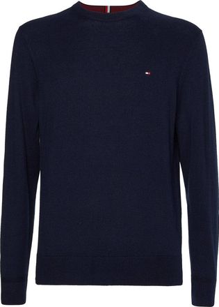 Tommy Hilfiger Herren Strickpullover aus Baumwolle mit Kaschmir