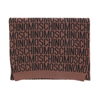 Moschino Logo Schal - - Accessories - Damen - Braun - ONE SIZE
