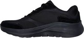 Skechers Homme Arch Fit 2.0 The Keep Basket, Black Suede/Mesh/Duraleather/Trim, 41.5 EU