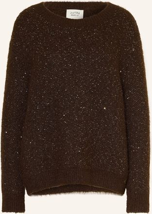 Joseph Ribkoff Pullover Mit Pailletten braun