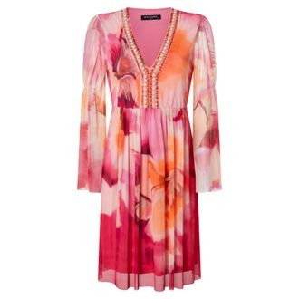 Ana Alcazar Elegantes schwarzes Midikleid - - Dresses - Damen - Rosa - S