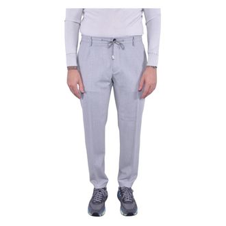 Eleventy Wool Jogger - - Trousers - Herren - Grau - W34