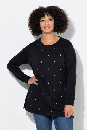 Angel Of Style Sweatshirt Sweatshirt Metall-Totenköpfe Langarm