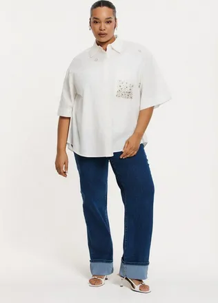 Yoek Blusentop Damen Bluse mit kurzarm