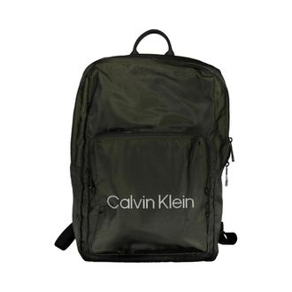 Calvin Klein Verde Polyester Rucksack - - Bags - Herren - Gr&uuml;n - ONE SIZE