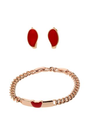 Faina Set : Armband und Ohrringe