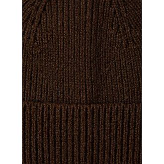 Selected Bonnet c&ocirc;tel&eacute; en laine