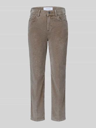 Angels Regular Fit Cordhose mit Label-Patch Modell EVY