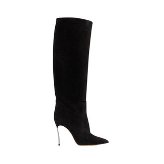 Casadei Botte Blade en daim - Femme - Chaussures - Noir - Taille: 36 EU